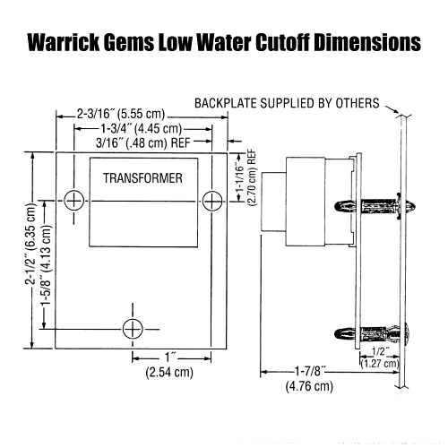 Warrick 26B1C0 General Purpose Low Water Cutoff Open Circuit Board ...
